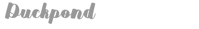Duckpond Font | wfonts.com - download free