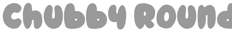 Chubby Rounded Font | wfonts.com - download free