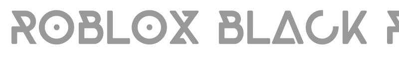 Roblox Font | wfonts.com - download free