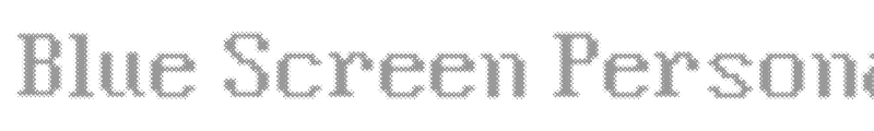 Blue Screen Font | wfonts.com - download free