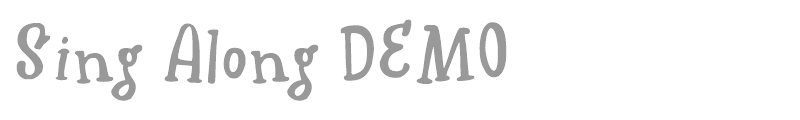 Sing Along Font | wfonts.com - download free