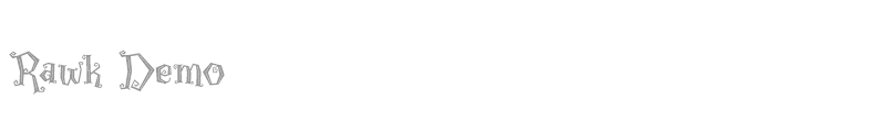 Rawk Font | wfonts.com - download free