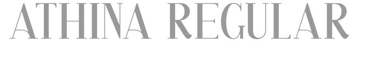 Athina Font | wfonts.com - download free