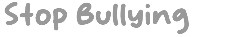Stop Bullying Font | wfonts.com - download free