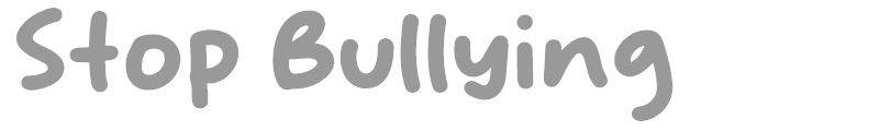 Stop Bullying Font | wfonts.com - download free