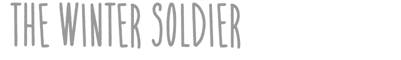 The Winter Soldier Font | wfonts.com - download free