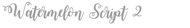 Watermelon Script 2 Font | wfonts.com - download free