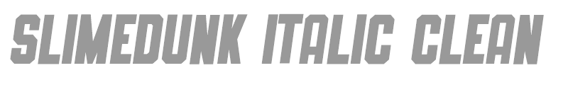 Download Free Font Slimedunk
