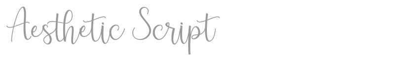 Aesthetic Script Font | wfonts.com - download free