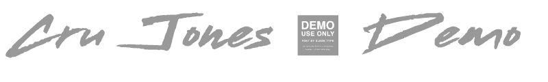 Cru Jones Font | wfonts.com - download free