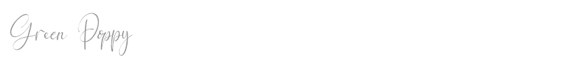 Green Poppy Font | wfonts.com - download free