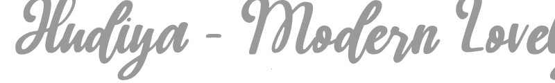 Hudiya Font | wfonts.com - download free