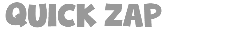 Quick Zap Font | wfonts.com - download free