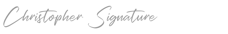 Christopher Signature Font | wfonts.com - download free