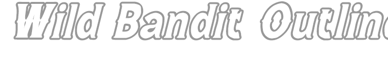 Wild Bandit Font | wfonts.com - download free