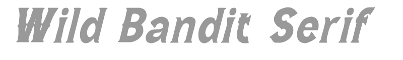 Wild Bandit Font | wfonts.com - download free