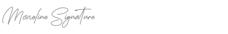Monoline Signature Font | wfonts.com - download free