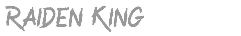 Raiden King Font | wfonts.com - download free