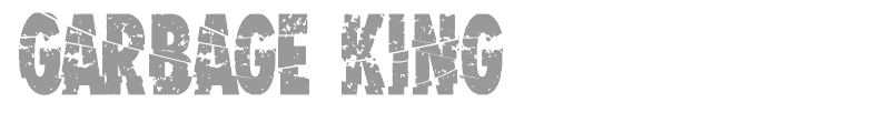 Garbage King Font | wfonts.com - download free