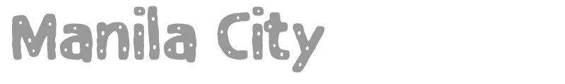 Manila City Font | wfonts.com - download free