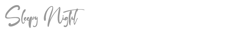 Sleepy Night Font | wfonts.com - download free
