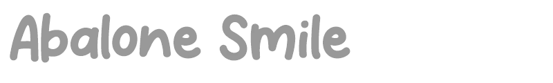 Abalone Smile Font | wfonts.com - download free