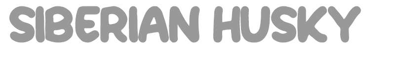 Siberian Husky Font | wfonts.com - download free