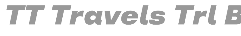 TT Travels Font | wfonts.com - download free
