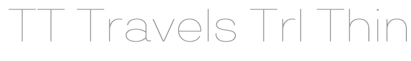 TT Travels Font | wfonts.com - download free