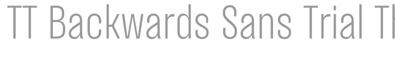 TT Backwards Script Font | wfonts.com - download free