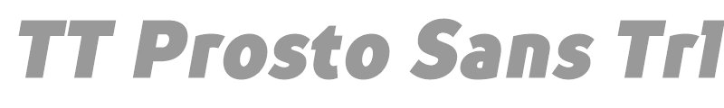 TT Prosto Sans Font | wfonts.com - download free