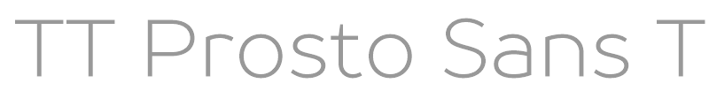 TT Prosto Sans Font | wfonts.com - download free