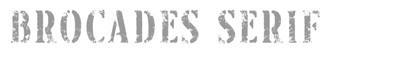 Brocades Serif Font | wfonts.com - download free