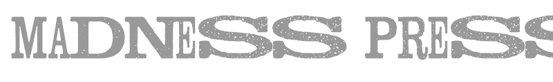 Madness Press Font | wfonts.com - download free