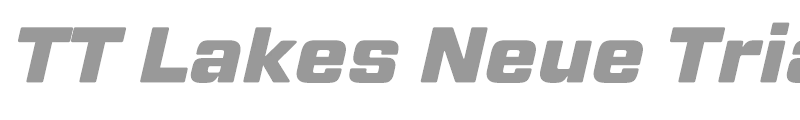 TT Lakes Neue Font | wfonts.com - download free