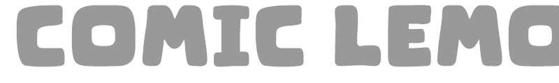 Comic Lemon Font | wfonts.com - download free