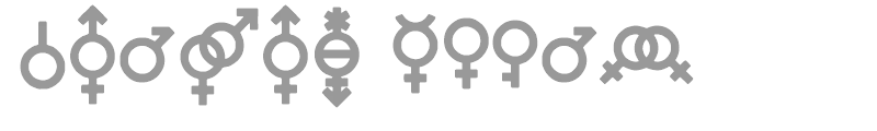 Gender Icons Font | wfonts.com - download free