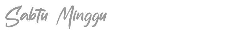 Sabtu Minggu Font | wfonts.com - download free