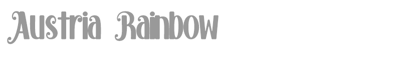 Austria Rainbow Font | wfonts.com - download free