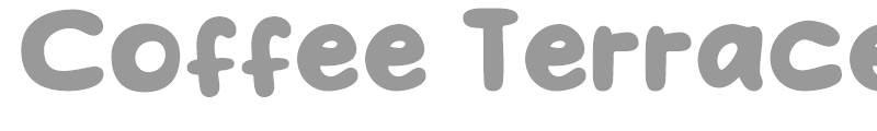 Coffee Terrace Font | wfonts.com - download free
