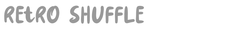 Retro Shuffle Font | wfonts.com - download free