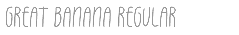 Great Banana Script Font | wfonts.com - download free
