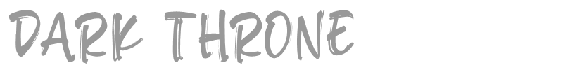Dark Throne Font | wfonts.com - download free