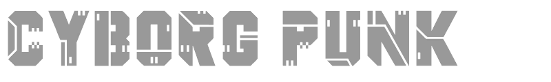 Cyborg Punk Font | wfonts.com - download free