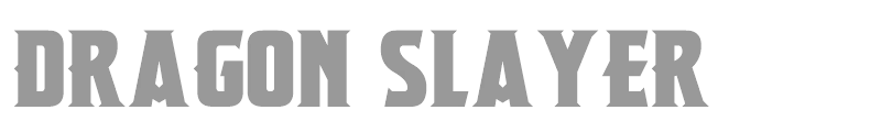 Dragon Slayer Font | wfonts.com - download free