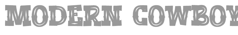 Modern Cowboys Font | wfonts.com - download free