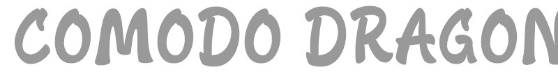Comodo Dragon Font | wfonts.com - download free
