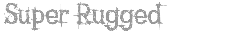Super Rugged Font | wfonts.com - download free
