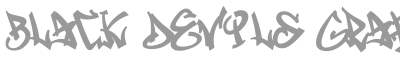 Black Devils Graffiti Font | wfonts.com - download free