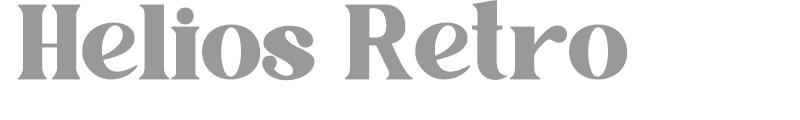 Helios Retro Font | wfonts.com - download free